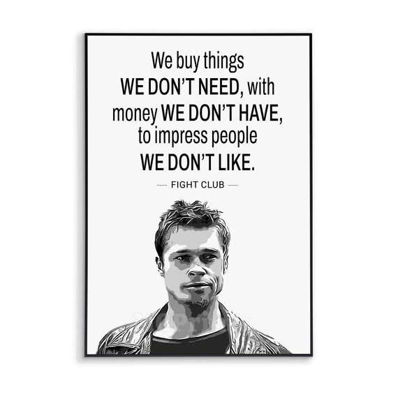 Fight Club Brad Pitt Quotes