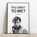 Taxi Driver Print, Digital Film Poster, Aesthetic Movie Quotes Wall Art ...
