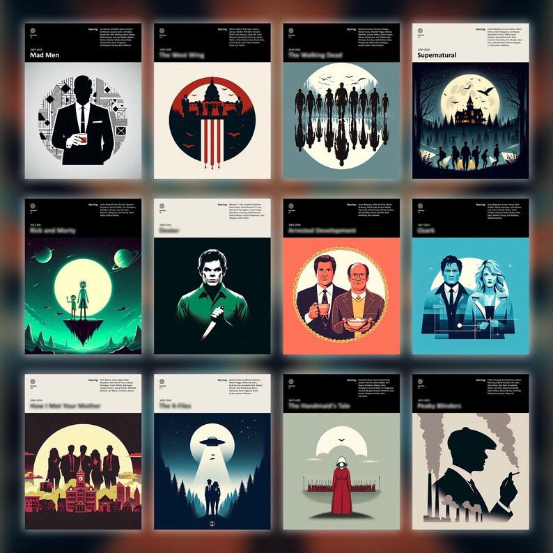 Minimalist SERIES Poster Collection – Ready to Print - Etsy