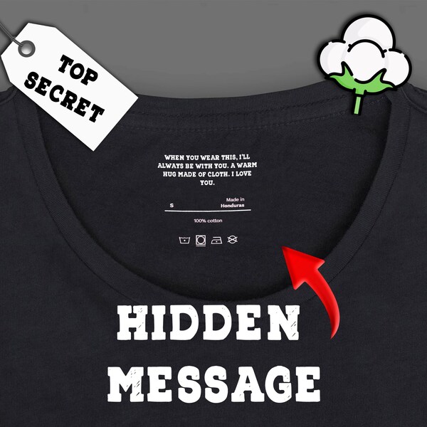 Hidden Message Shirt - Etsy