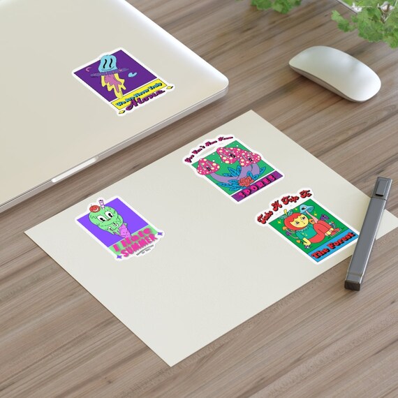 Retro Comic Pack Die Cut Sticker Sheets - Etsy