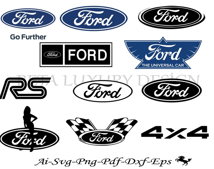 Ford Svg,ford Svg Bundle,ford Logo Svg,4x4 Svg,car Logo Design, Ford ...