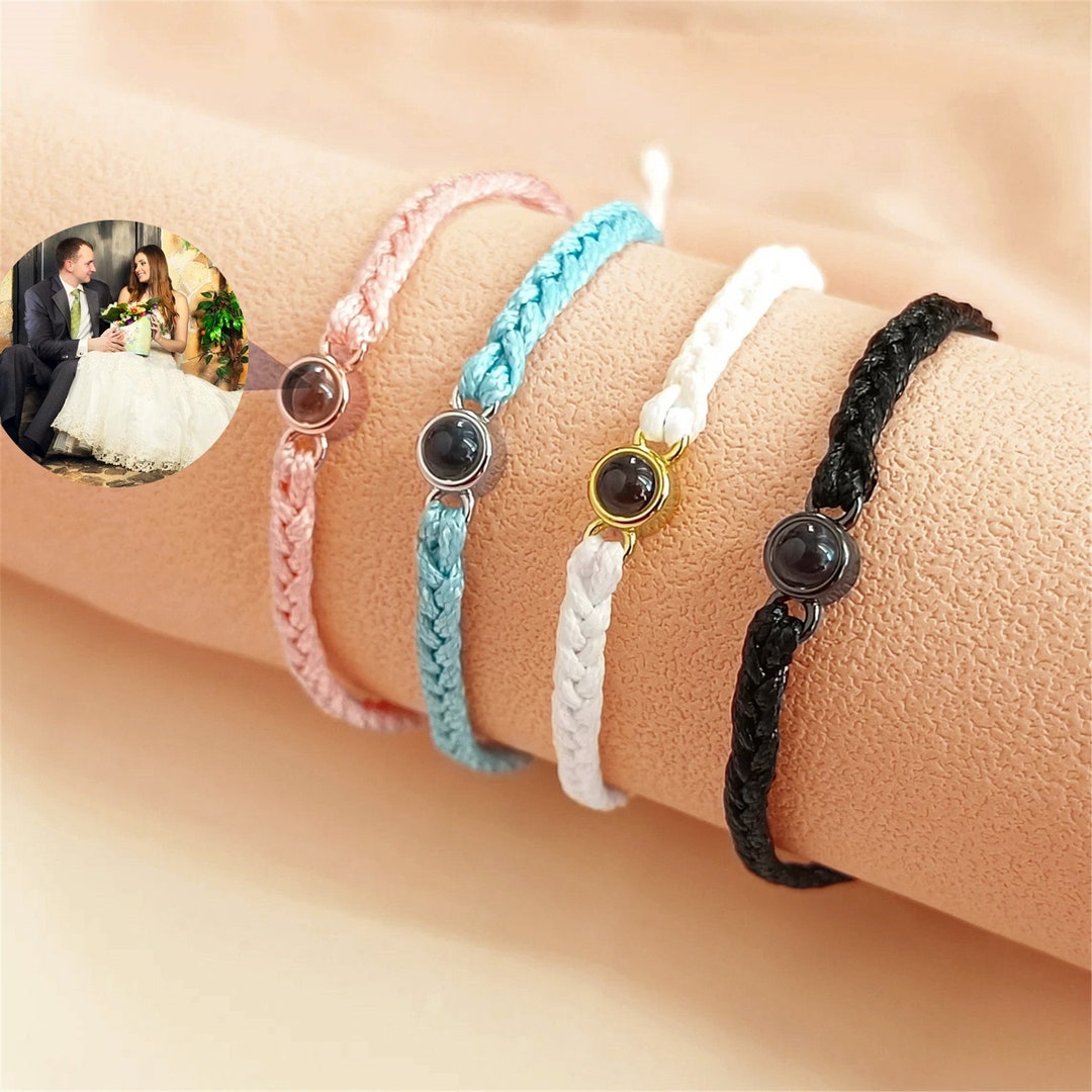 Personalised Photo Projection Bracelet,anniversary Gift ,memorial ...