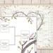 Family Tree Template for 5 Generations. Two Intertwining Heart Trees ...
