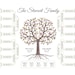 Family Tree Chart for 6 Generations. Tree With Roots Large Stivi Four ...