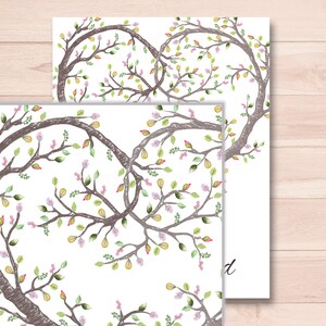 Two Intertwining Heart Trees Maggi Cover Page. Notebook Ancestor ...
