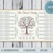 Family Tree Chart for 6 Generations. Tree With Roots Large - Etsy