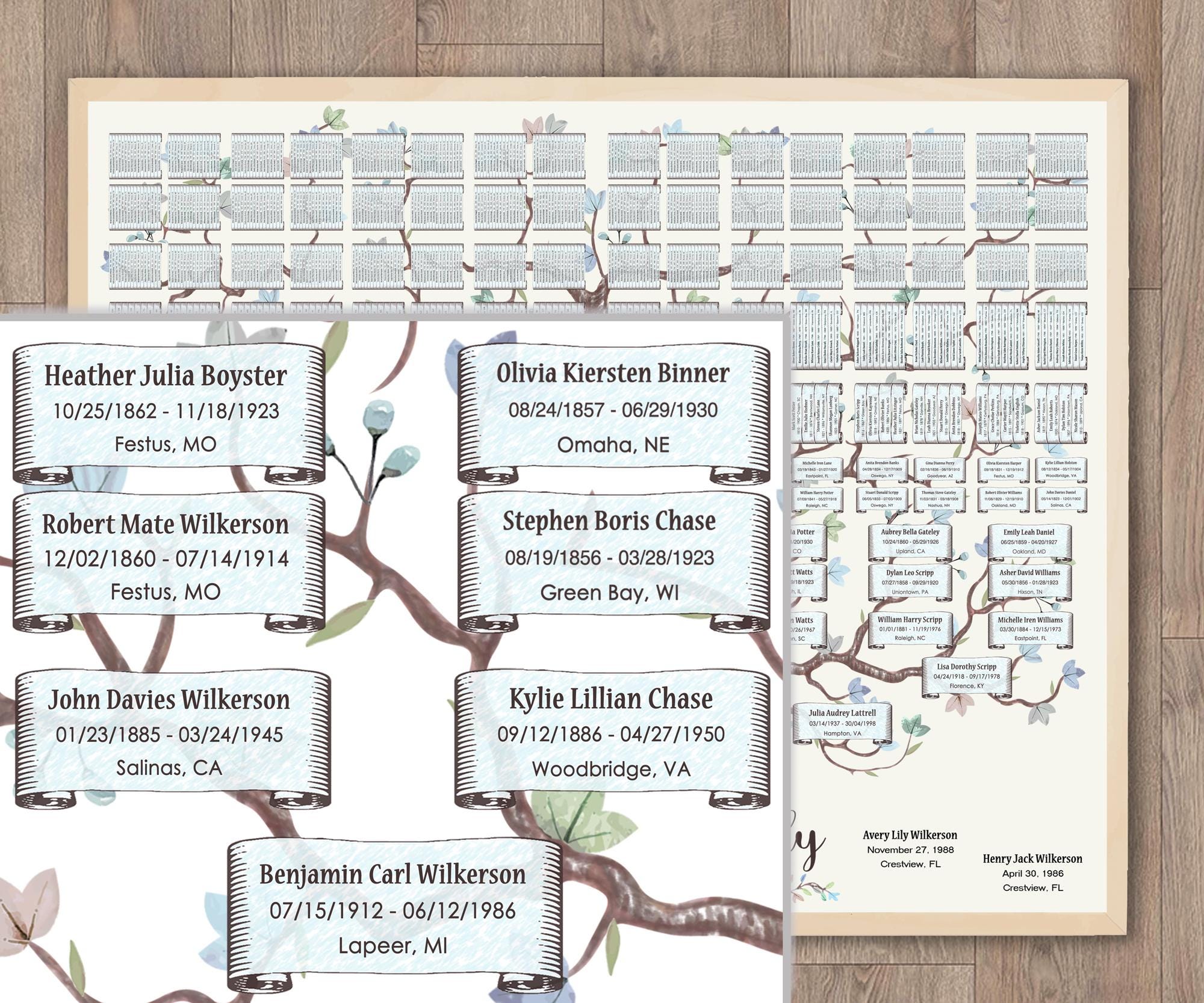 10 Generation Family Chart