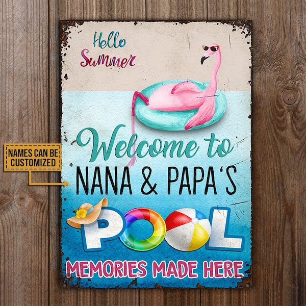 Swimming Pool Signs - Etsy