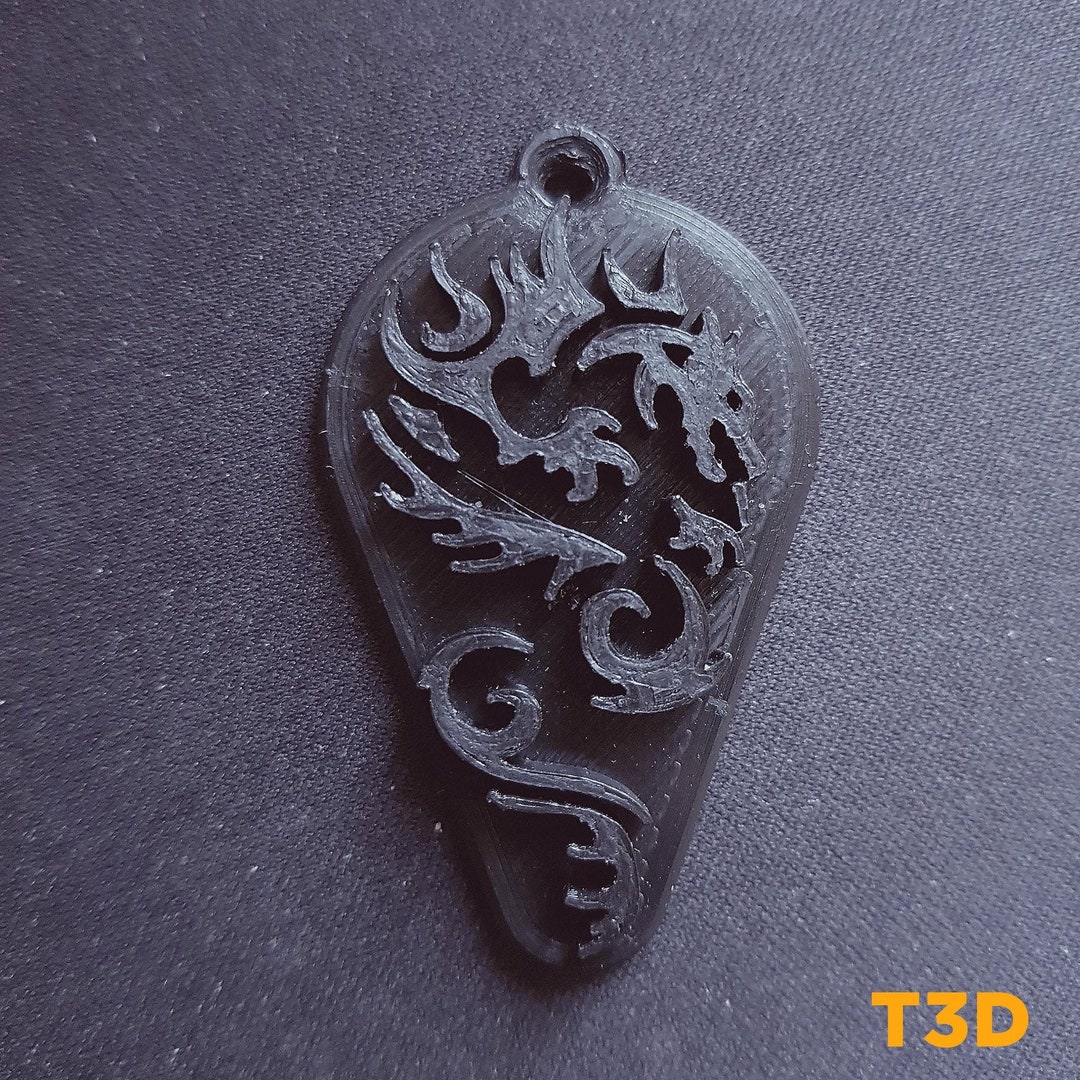 Dragon Keychain 3D Printed - Etsy
