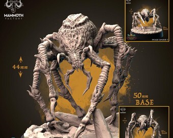 Phase Spiders Saurian Legion 50mm/25mm Base Mammoth Factory RPG ...