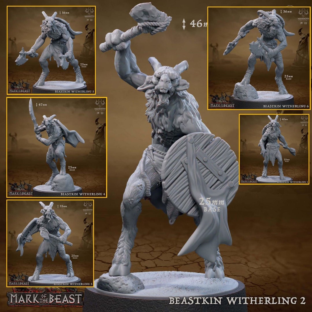 Beastkin Witherlings / Mark of the Beast / Mammoth Factory / RPG ...