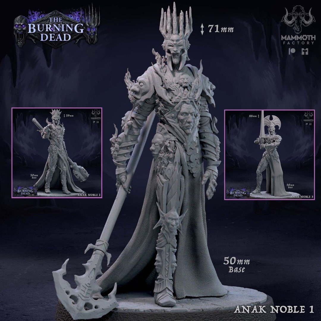 Anak Noble / the Burning Dead / Mammoth Factory / RPG / Tabletop Games / Dungeons and Dragons ...
