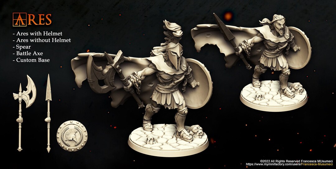 Ares / Dnd / RPG / Tabletop Games / Dungeons and Dragons / Spartans ...