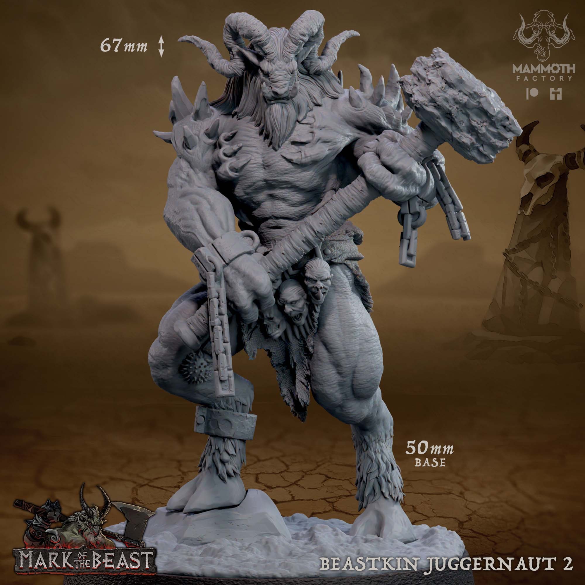 Beastkin Juggernaut / Mark of the Beast / Mammoth Factory / RPG ...