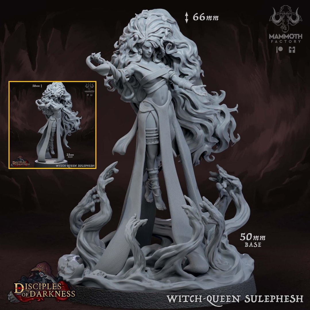 Witch Queen Sulephesh/ Disciples of Darkness / Mammoth Factory / RPG ...
