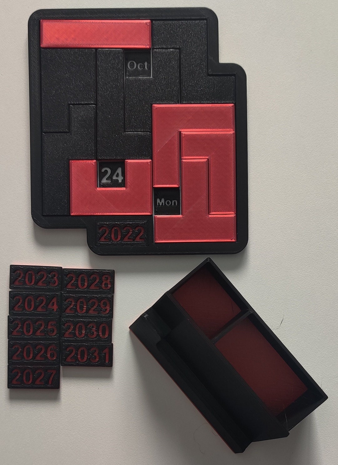 Perpetual Calendar Puzzle - Etsy