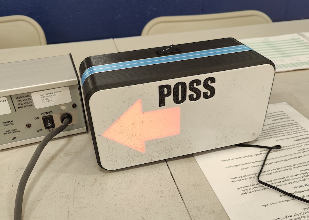 Basketball Possession Arrow: Customizable School Colors - Etsy