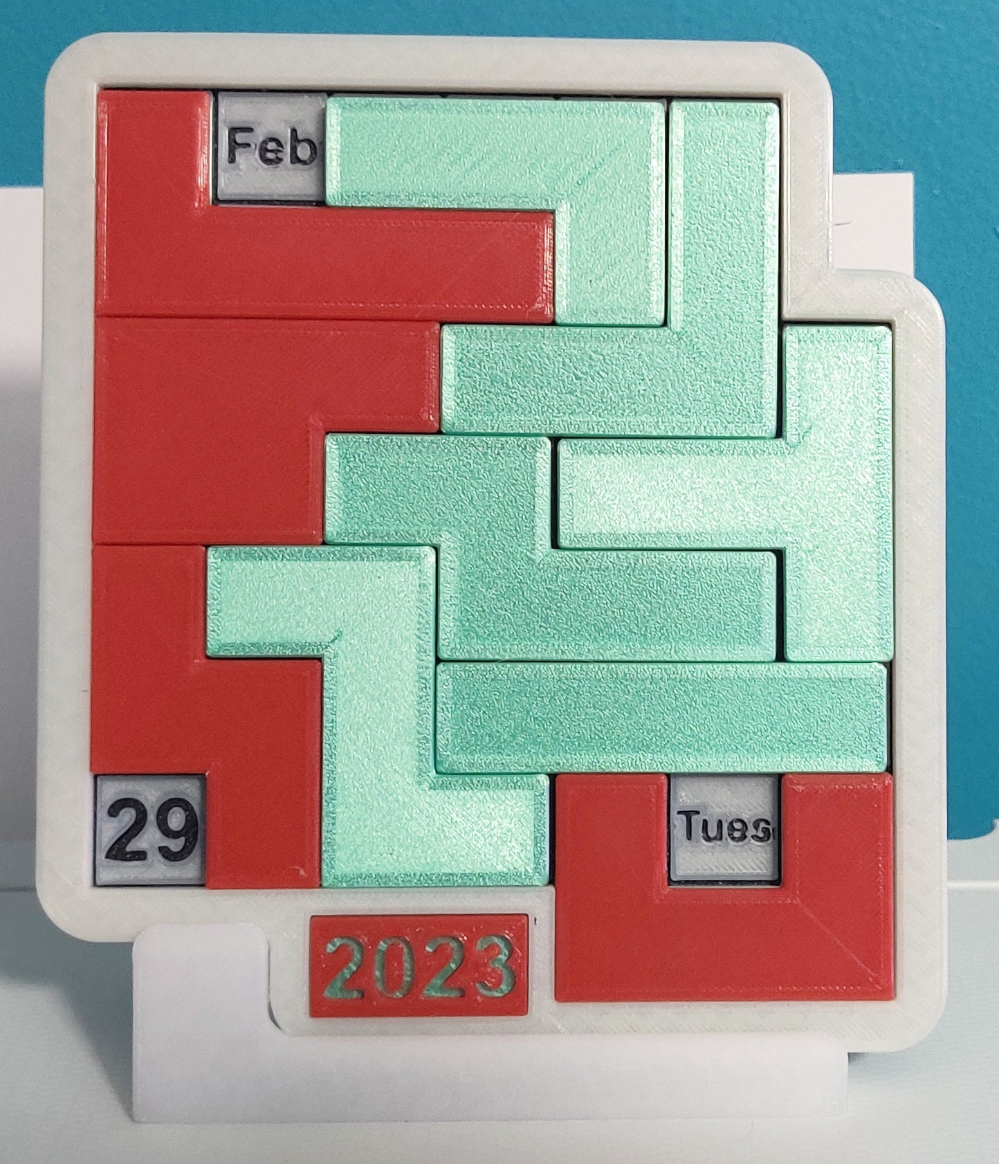 Perpetual Calendar Puzzle - Etsy