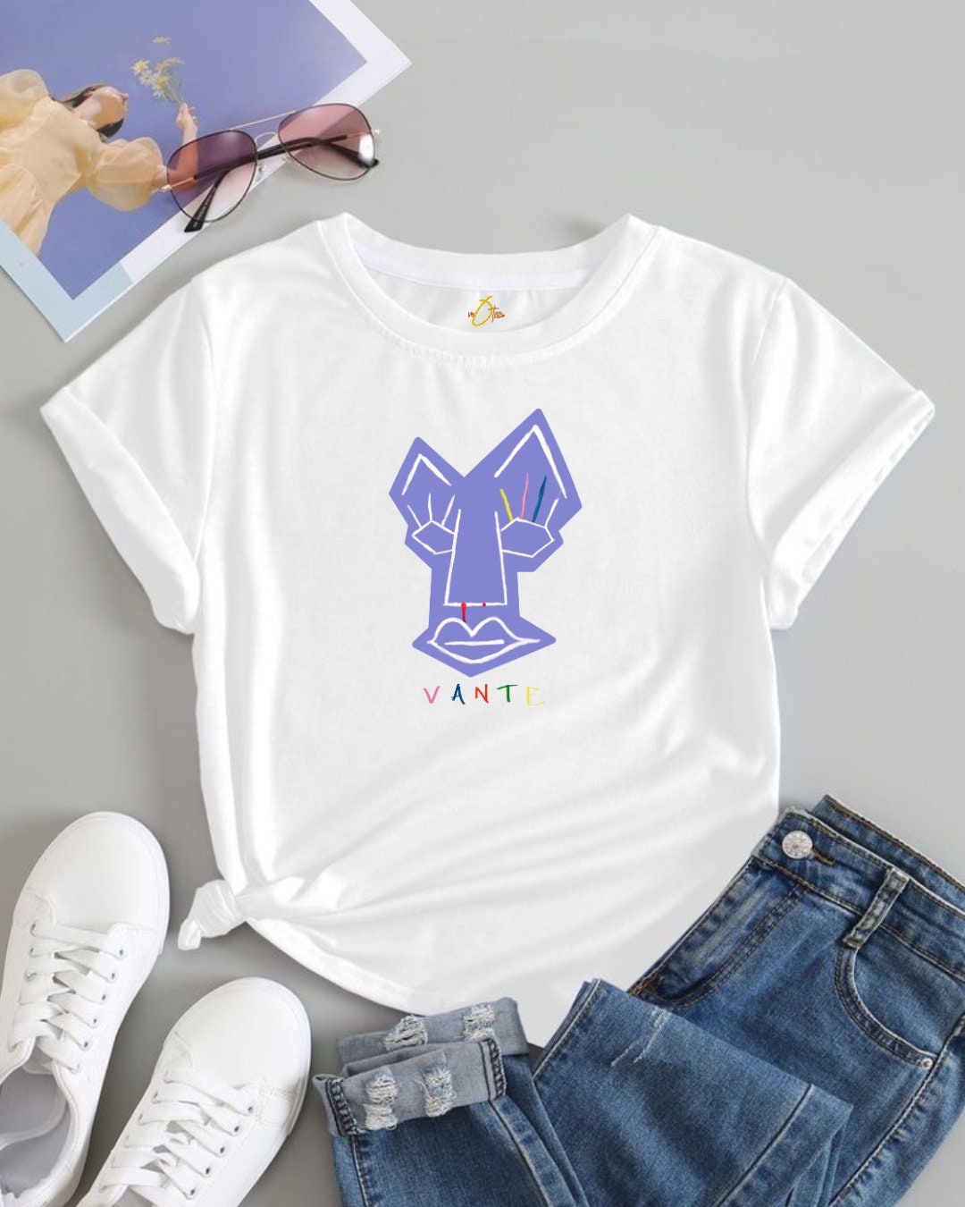 BTS Vante Cut Face-purple Tshirt, Hoodie, Sweatshirt, Notepad, Tote ...
