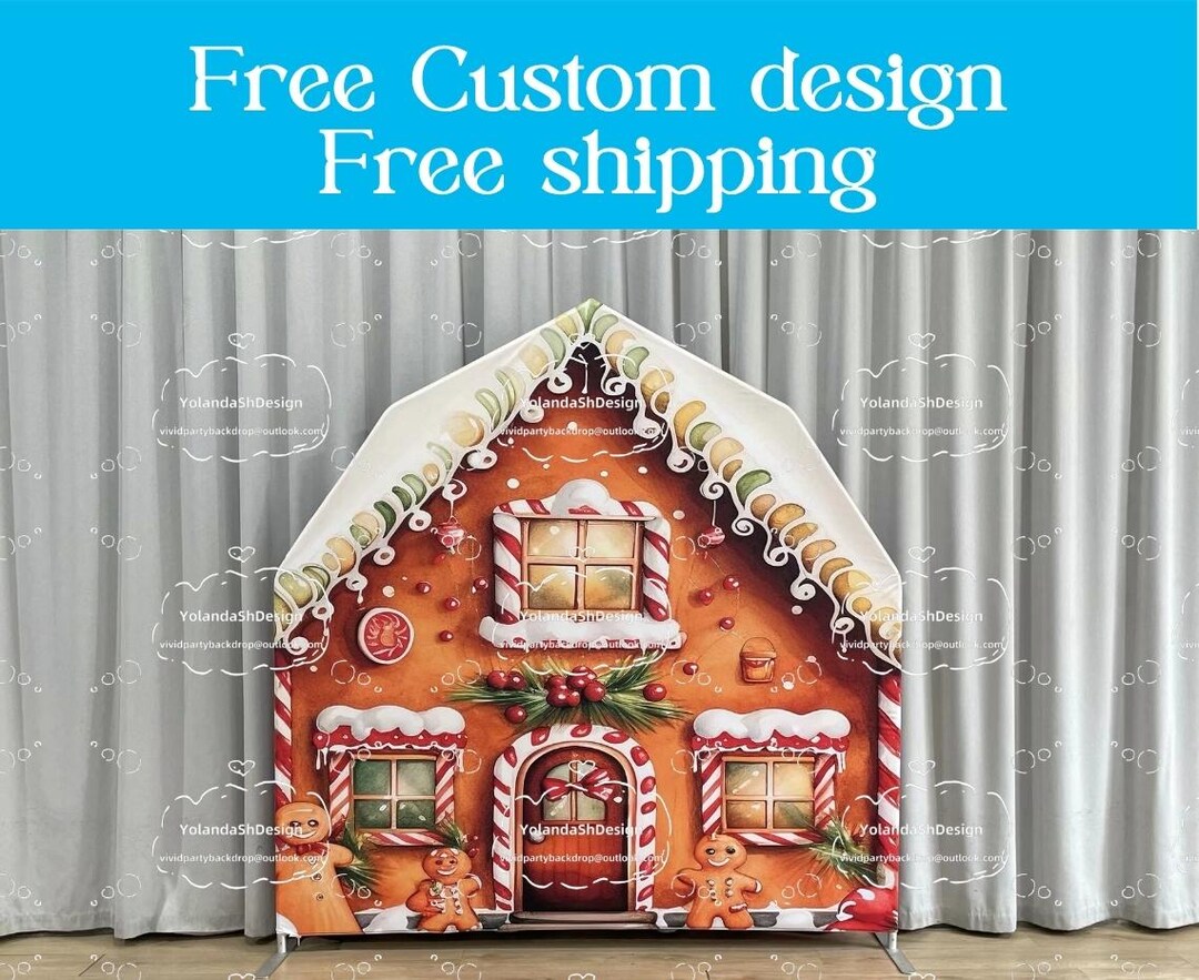 Candy House Barn Farm Arch Backdrop Metal Stand Frame Chiara Arch ...