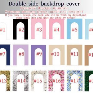 3D Sqaure Wedding Open Arch Door Backdrop Stand Print Fabric Arch Cover ...