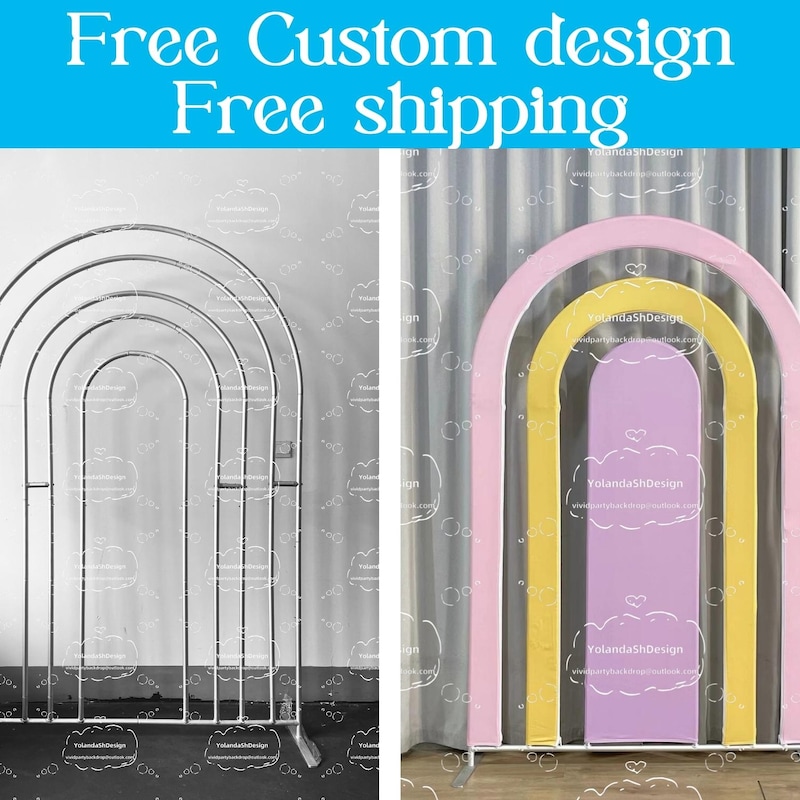 Rainbow Backdrop - Etsy