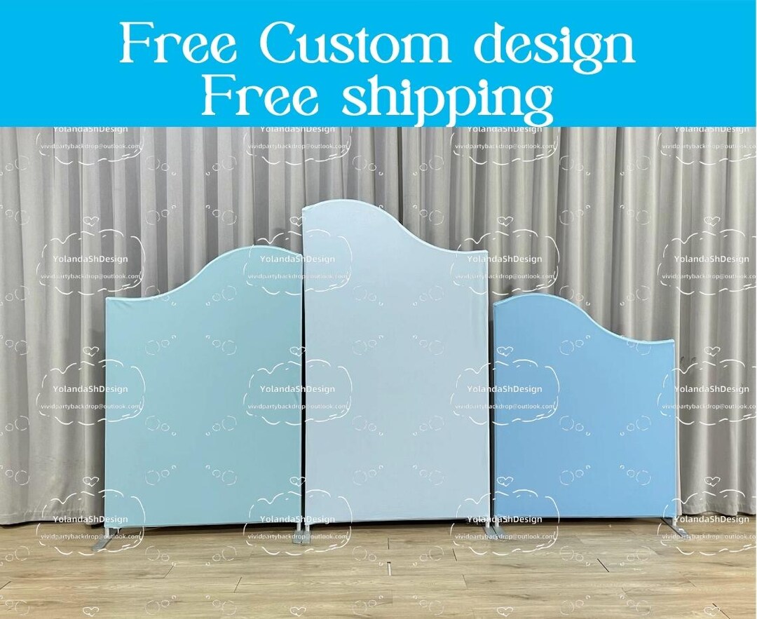 Wave Arch Backdrop Stand Party Frame Print Chiara Wall Arch Fabric ...