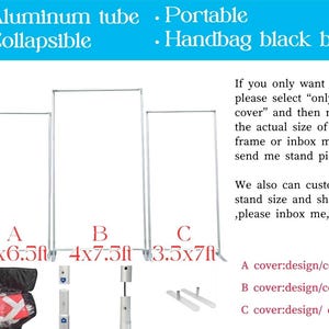 Rectangle Backdrop Stand Frame Print Sqaure Chiara Arch Fabric Backdrop ...