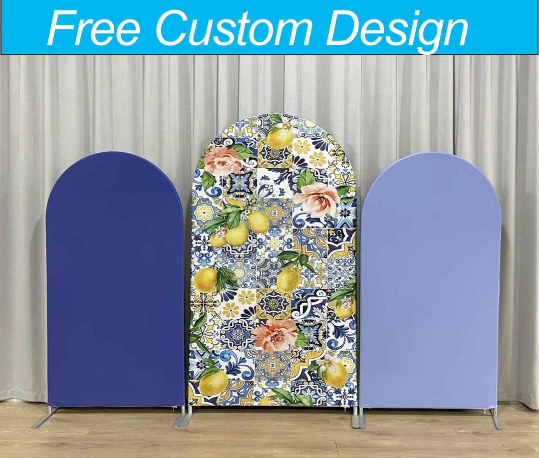 Mediterranean Lemon Arch Backdrop Main Squeeze Bridalshower Portuguese ...