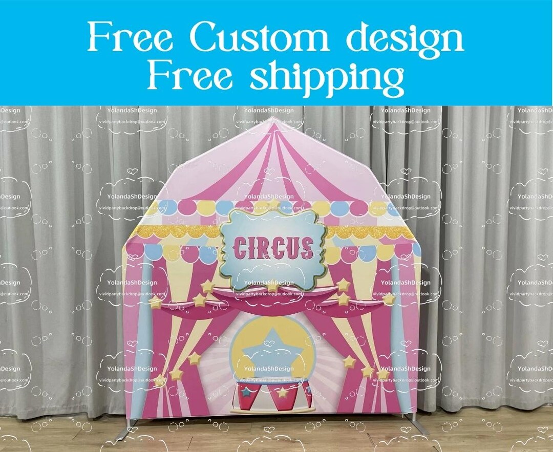 Circus House Farm Barn Arch Backdrop Metal Stand Frame Chiara Arch ...
