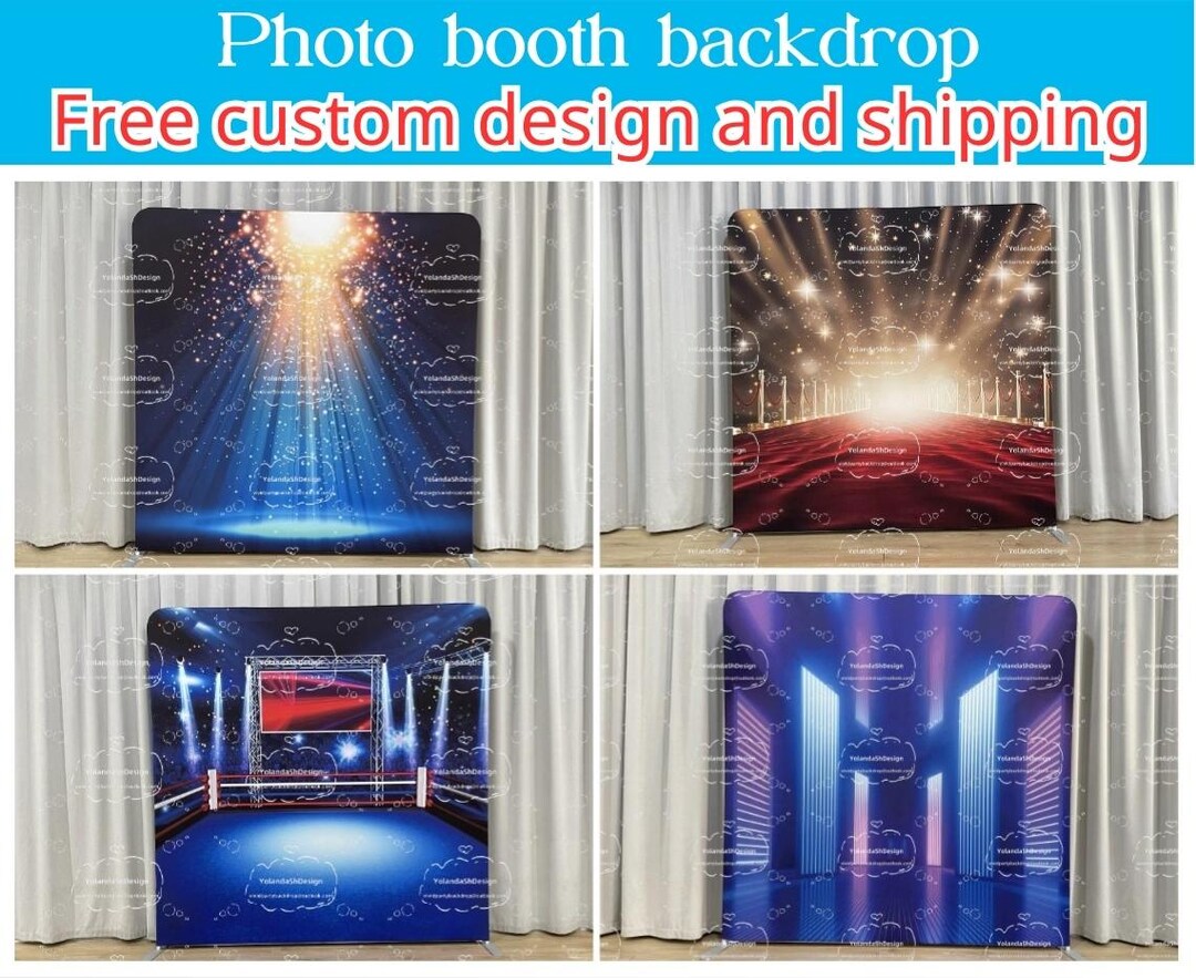 Stage Light Spotlight Scene Photo Booth Stand Backdrop Pillowcase ...