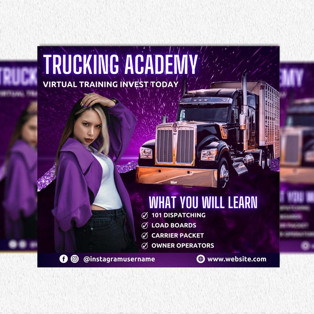 Trucking Flyer, Freight Dispatching, Dispatching Flyer, Trucking ...