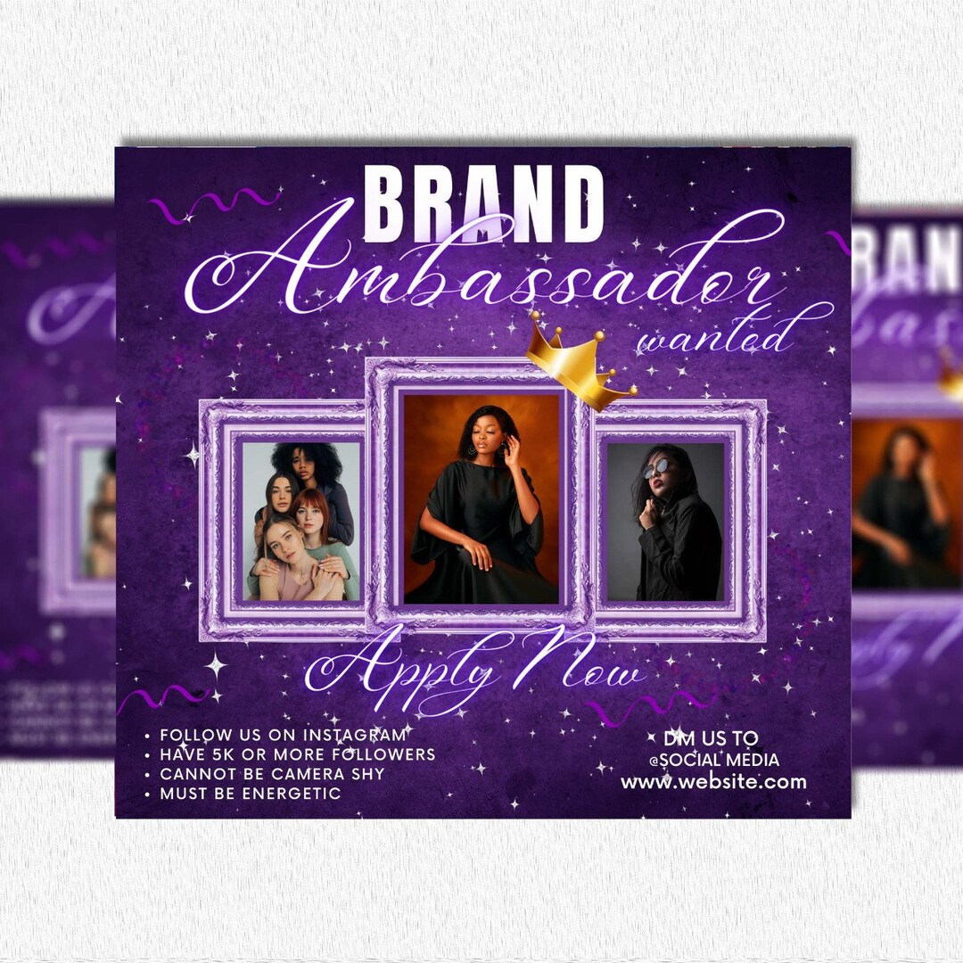 Ambassador Flyer Template, Brand Ambassador Flyer Template, Makeup ...