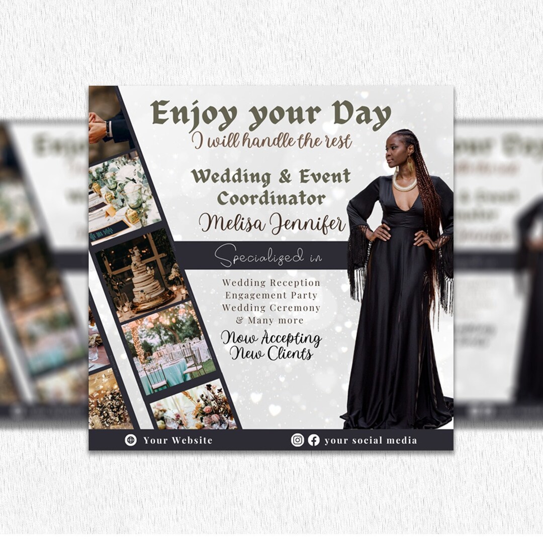 DIY Event Planner Flyer, Event Planning Business Template, Wedding ...