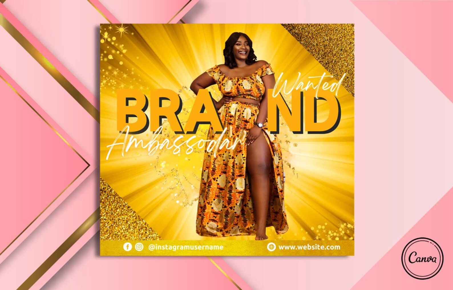 Ambassador Flyer Template, Brand Ambassador Flyer Template, Makeup ...