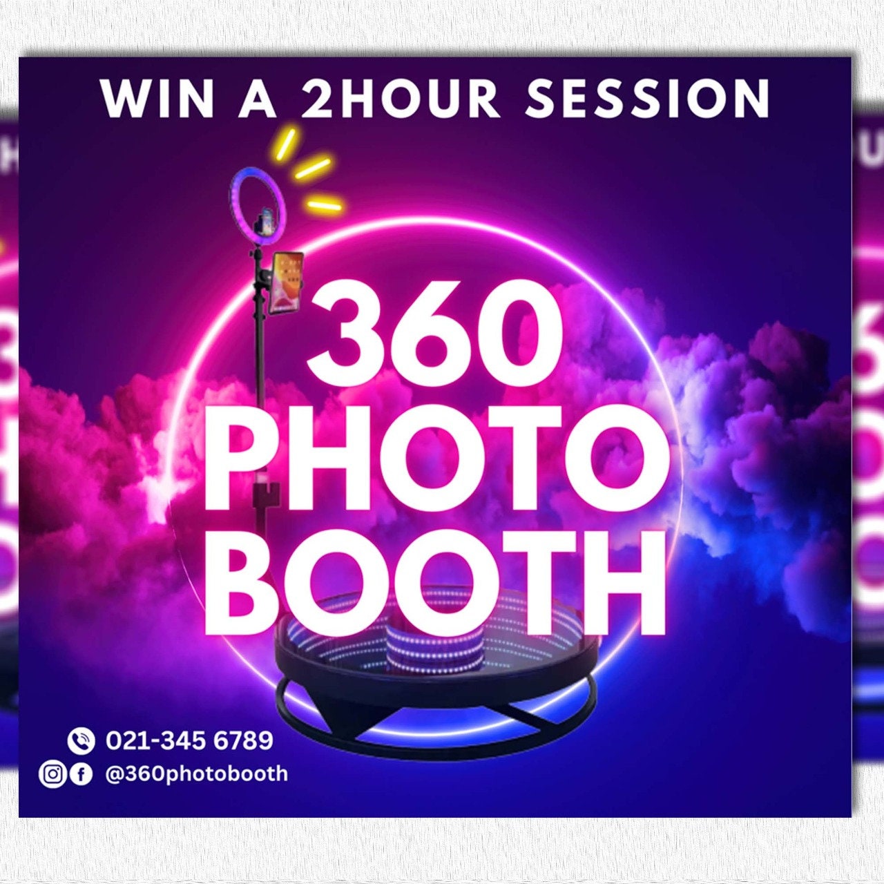 360 PHOTO BOOTH Flyer 360 Photo Booth Templates 360 Photo, 48% OFF