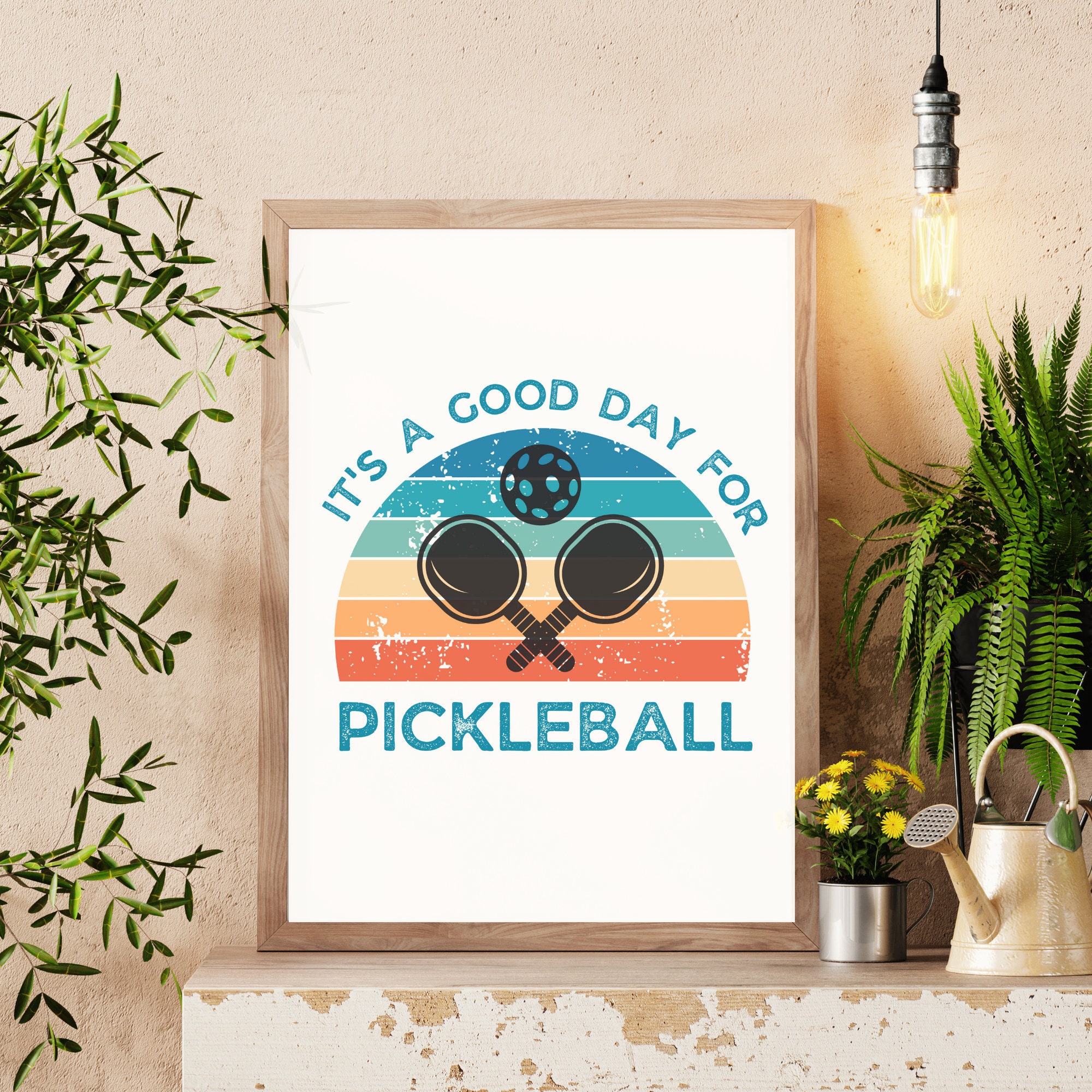 Pickleball Poster Printable Digital Wall Art INSTANT - Etsy