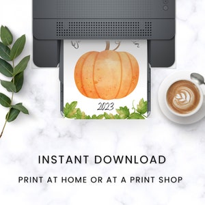 Pumpkin Handprint Art Printable, DIY Kid Craft, Holiday Activities ...