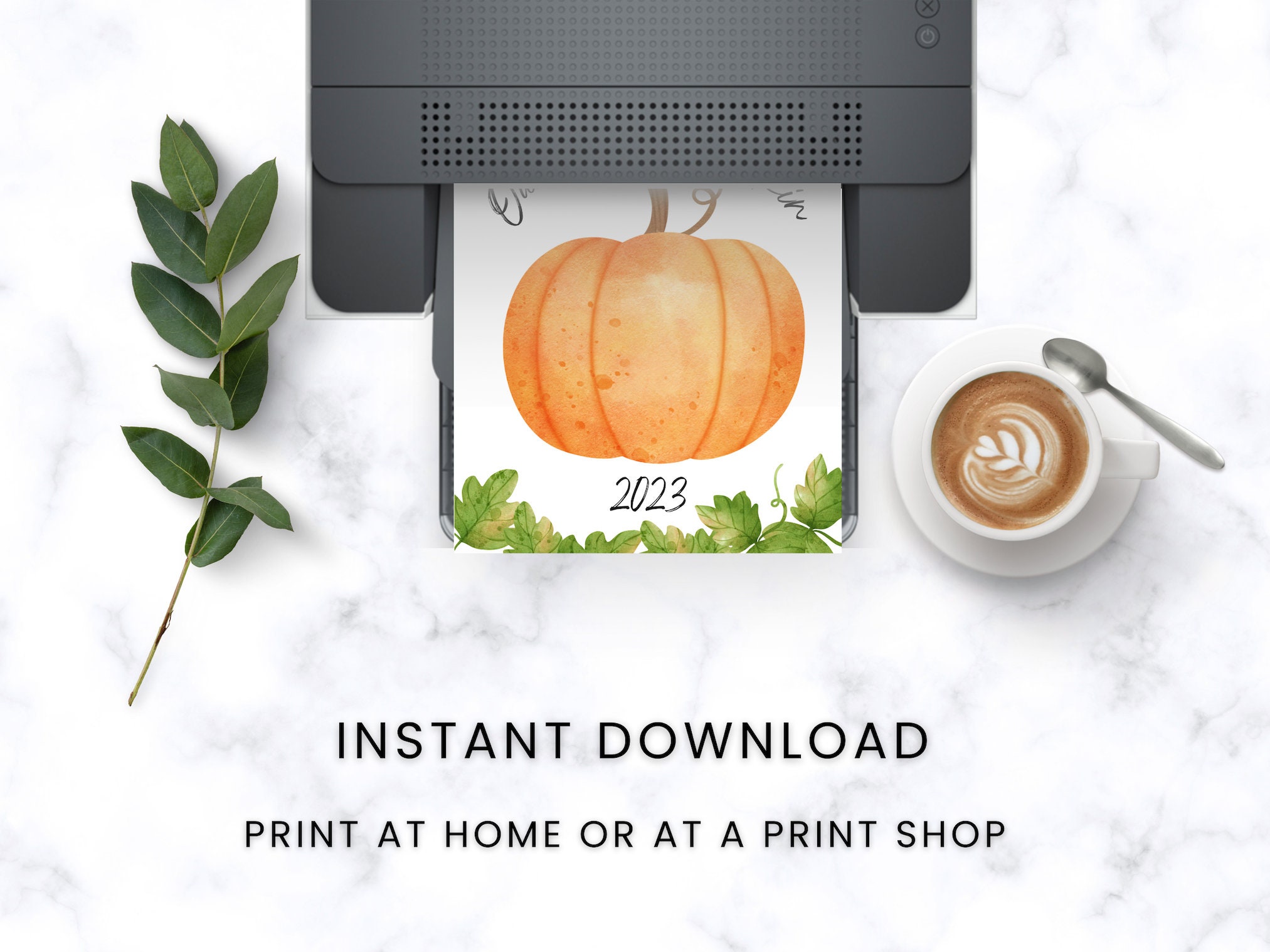 Pumpkin Handprint Art Printable, DIY Kid Craft, Holiday Activities ...