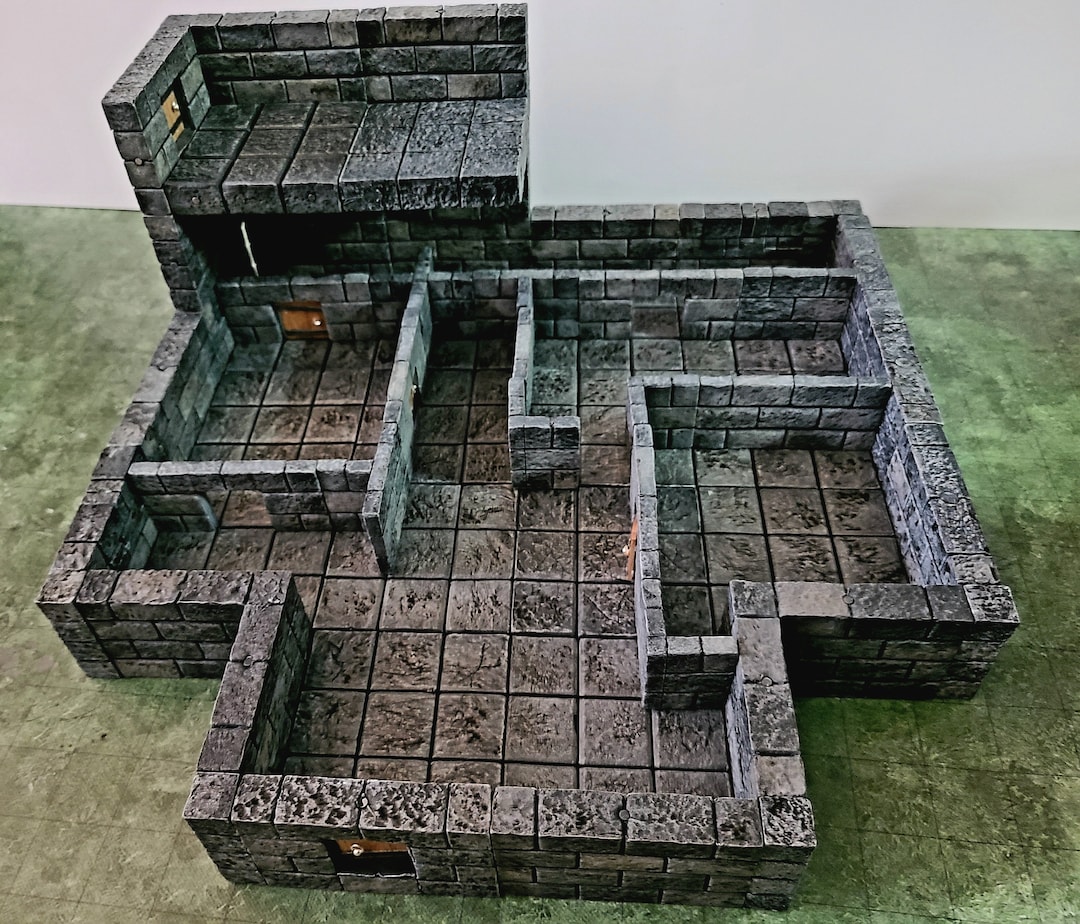 Modular Dungeon Tile Set - Etsy