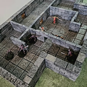 Modular Dungeon Tile Set - Etsy