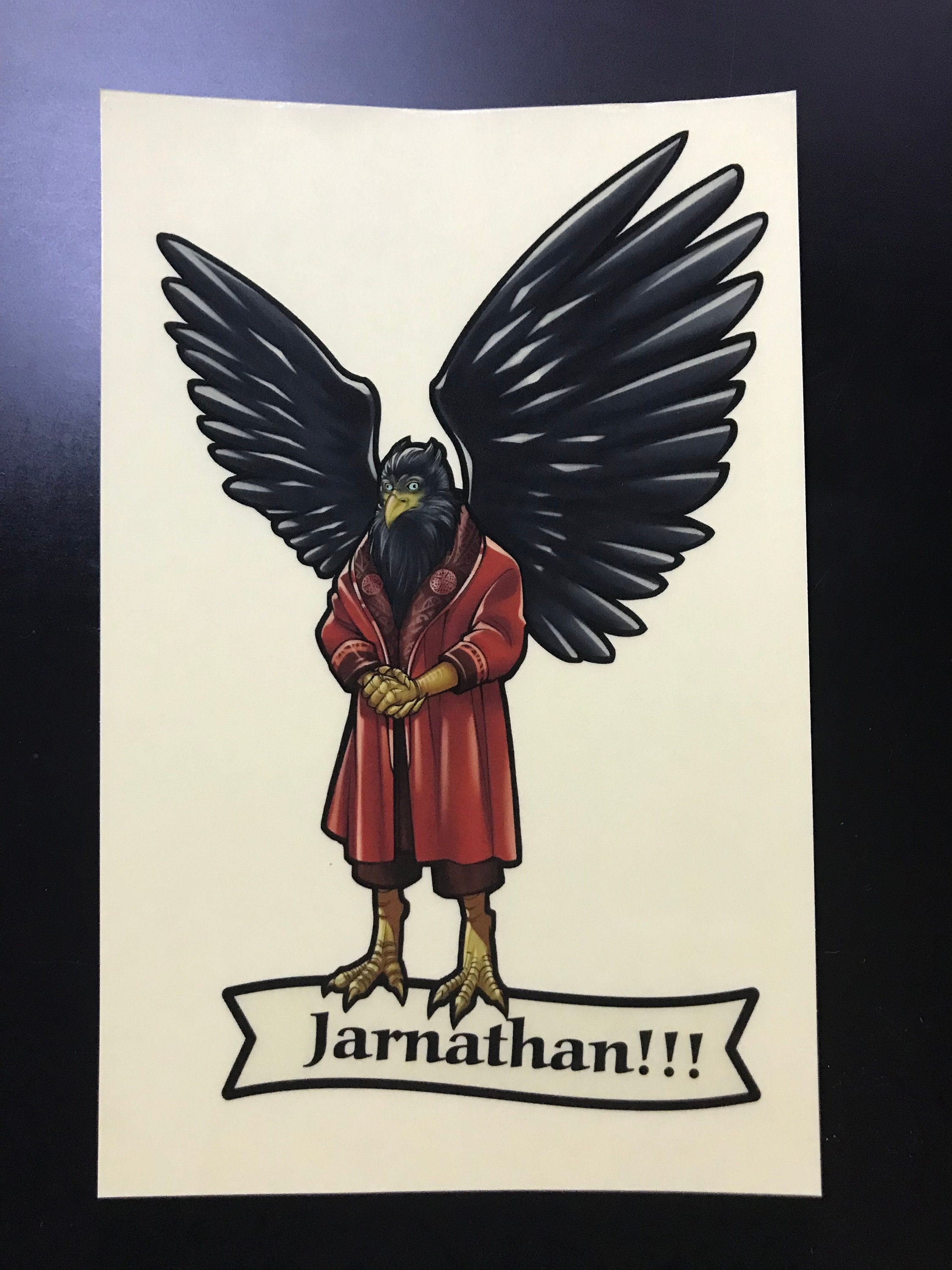 Jarnathan Dnd Movie Transparent Outdoor Stickers Hand-cut - Etsy