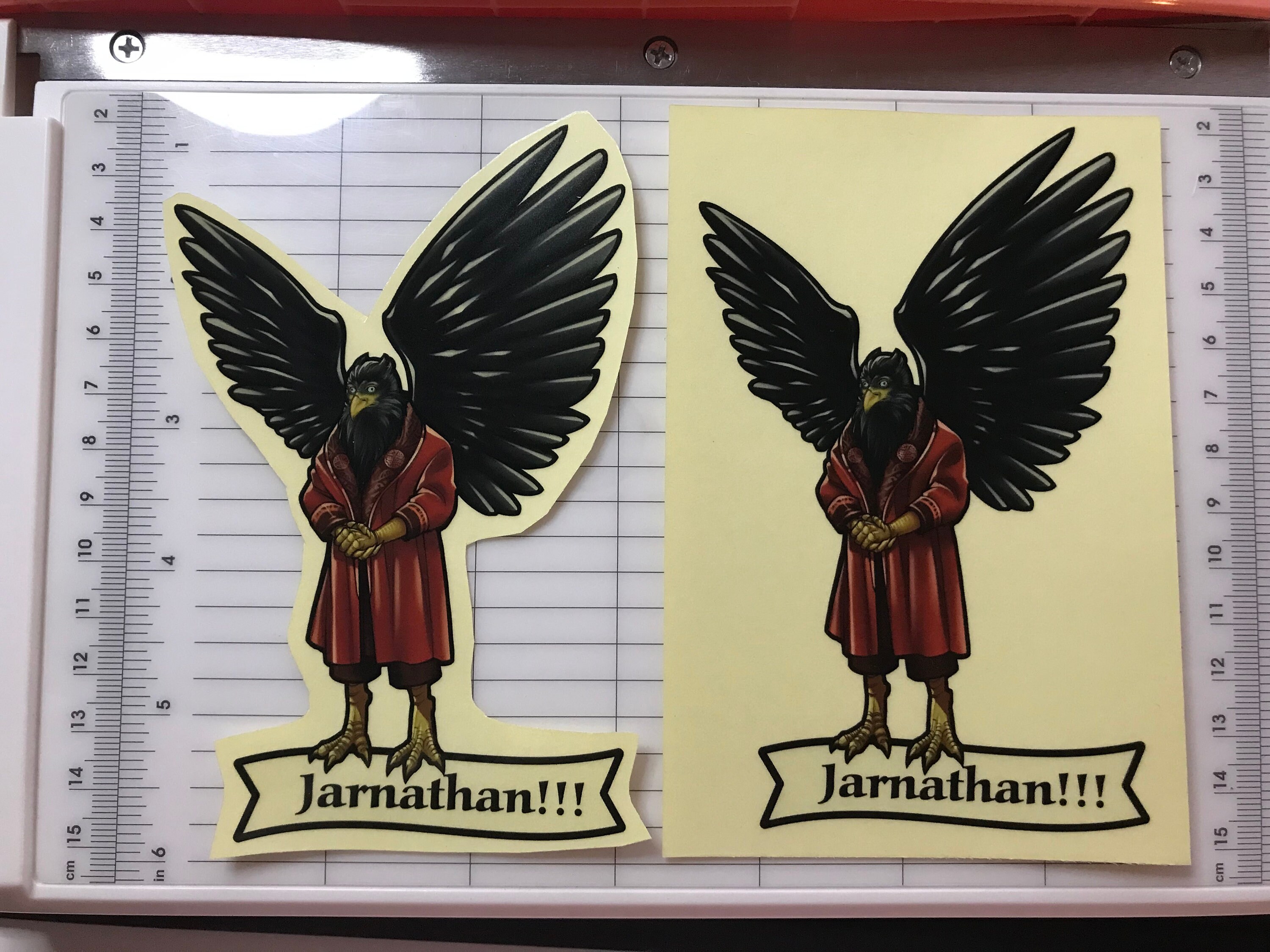 Jarnathan Dnd Movie Transparent Outdoor Stickers Hand-cut - Etsy