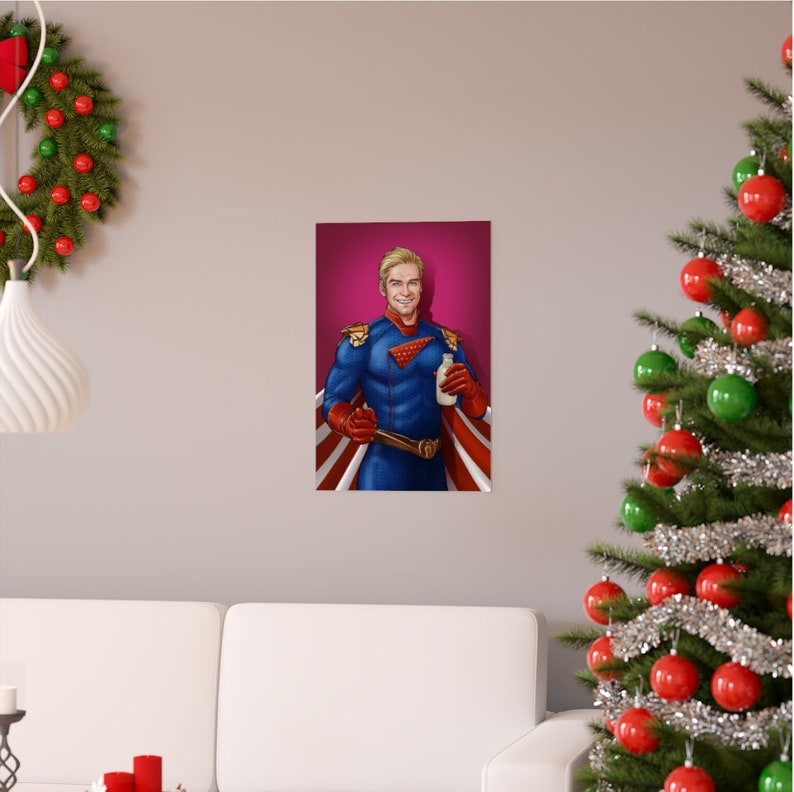 Homelander signed Poster Fanart Print - Etsy