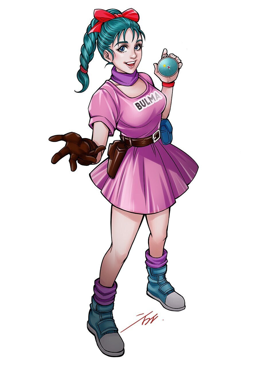 Bulma Transparent Outdoor Stickers Hand-cut 1pcs Buy 2 Get - Etsy