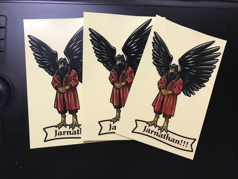 Jarnathan Dnd Movie Transparent Outdoor Stickers Hand-cut - Etsy