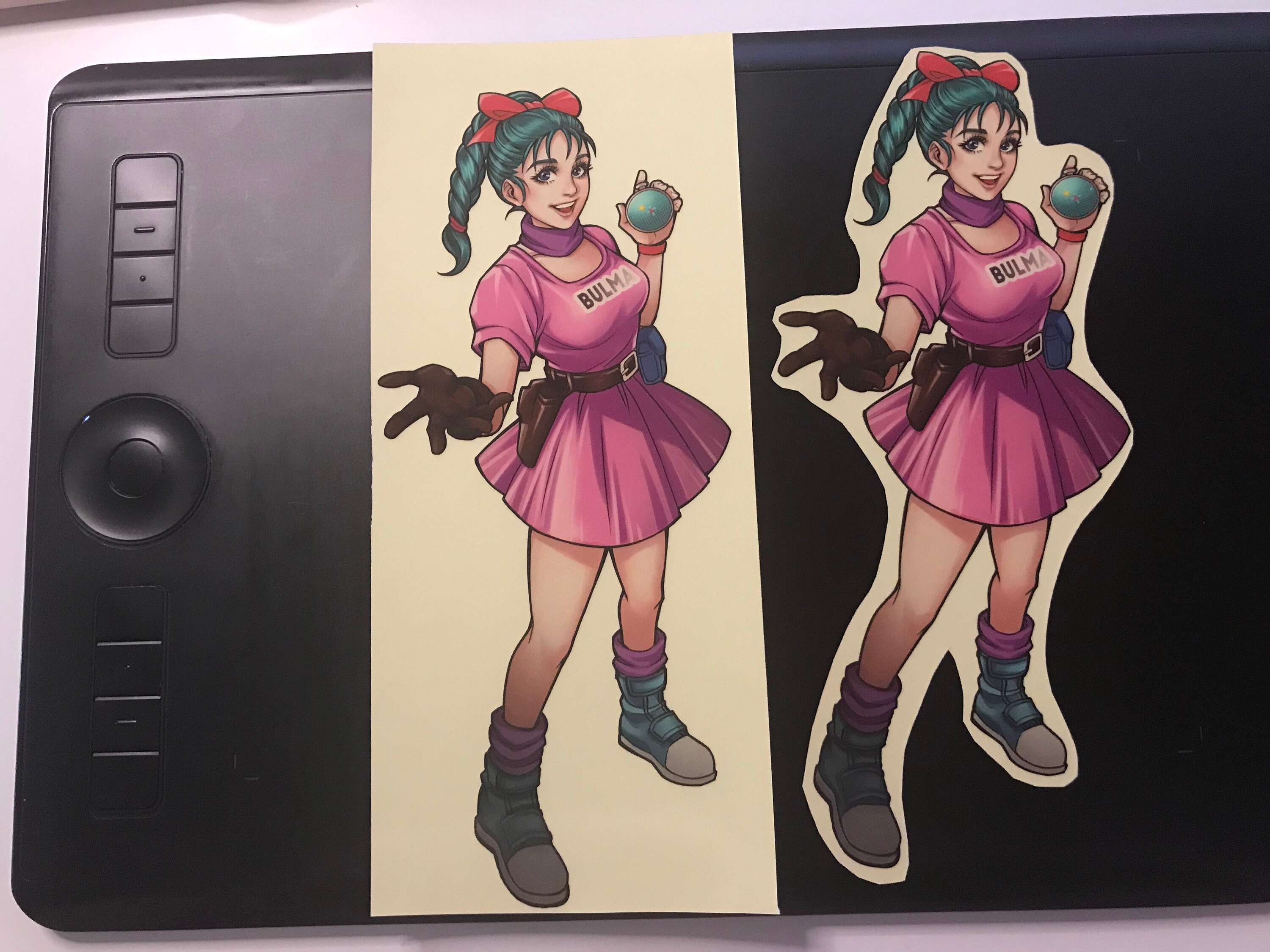 Bulma Transparent Outdoor Stickers, Hand-cut, 1pcs, Buy 2 Get 1 Free ...