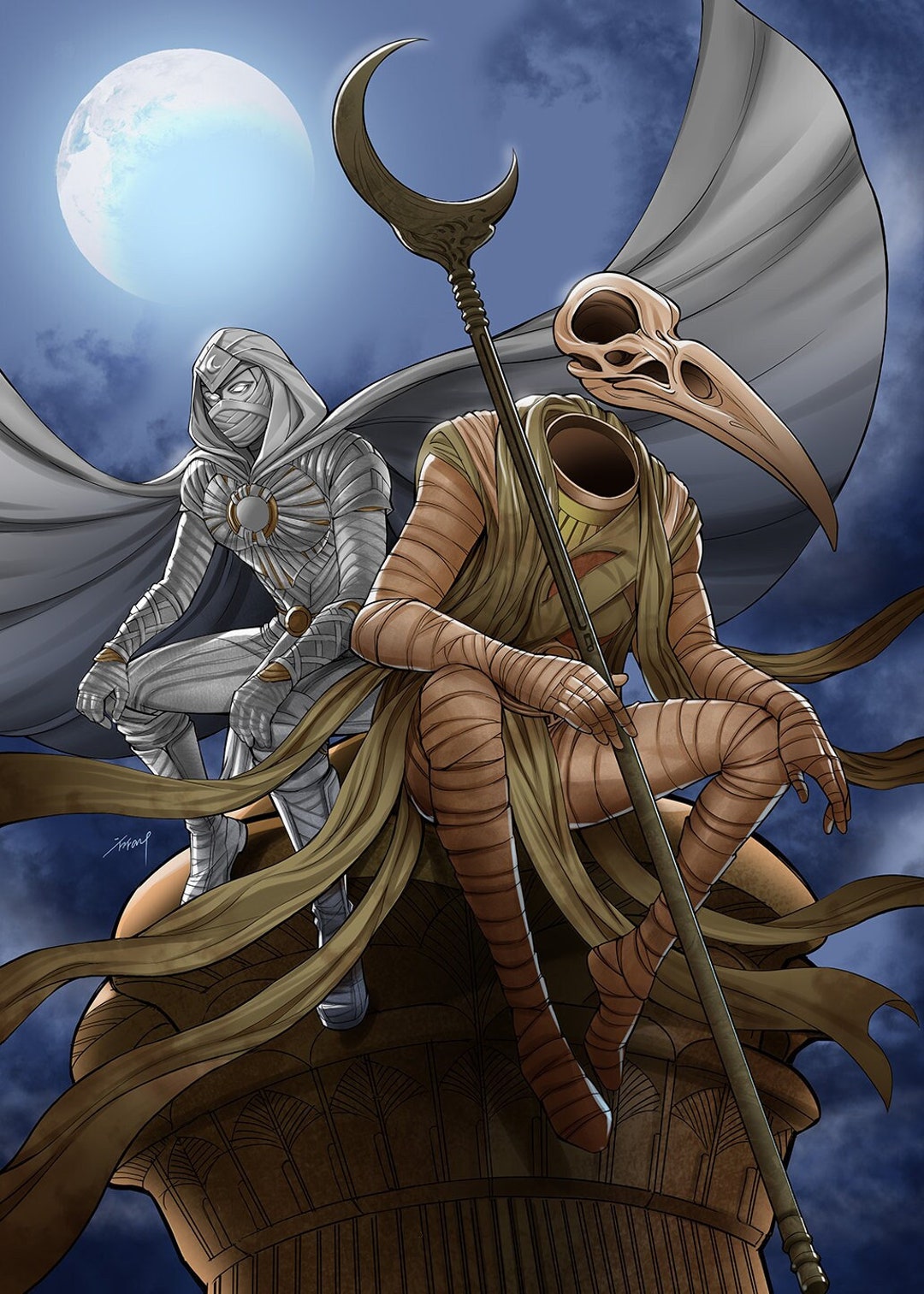 Moon Knight (signed Poster Fanart Print) - Etsy