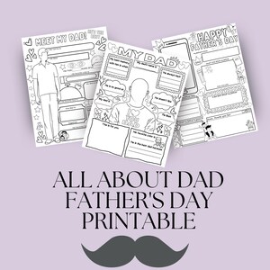 Father's Day Printable Gift for Dad From Kids – All About Dad ...